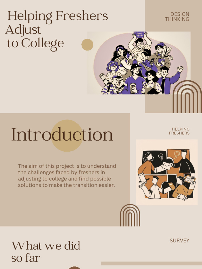 Freshers' Guide to College Adjustment | PDF | Learning | Human ...
