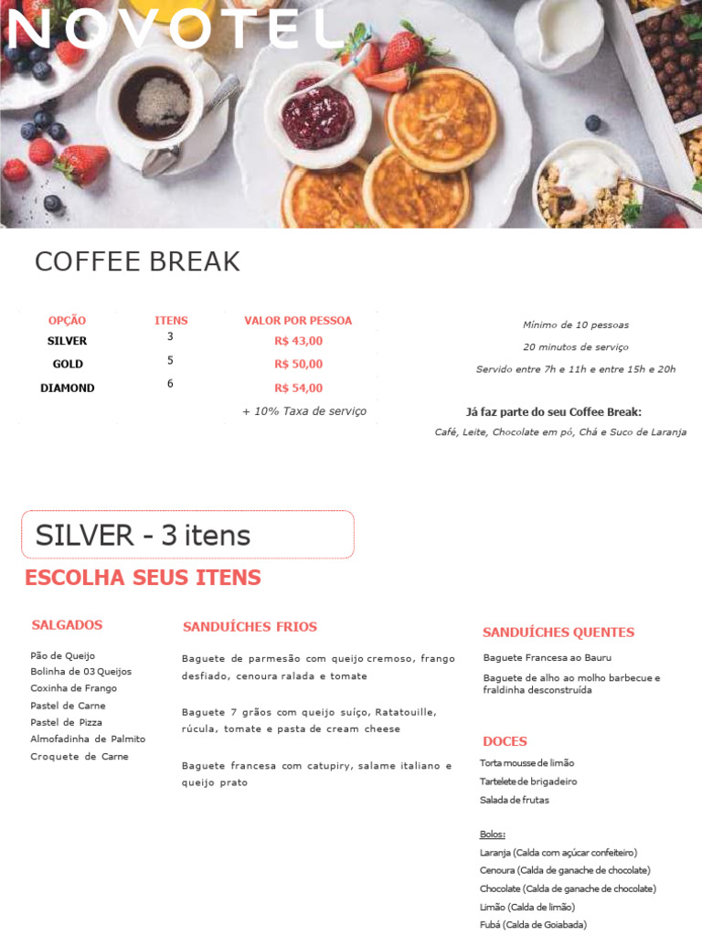 Coffee 2025 | PDF | Queijo | Culinária