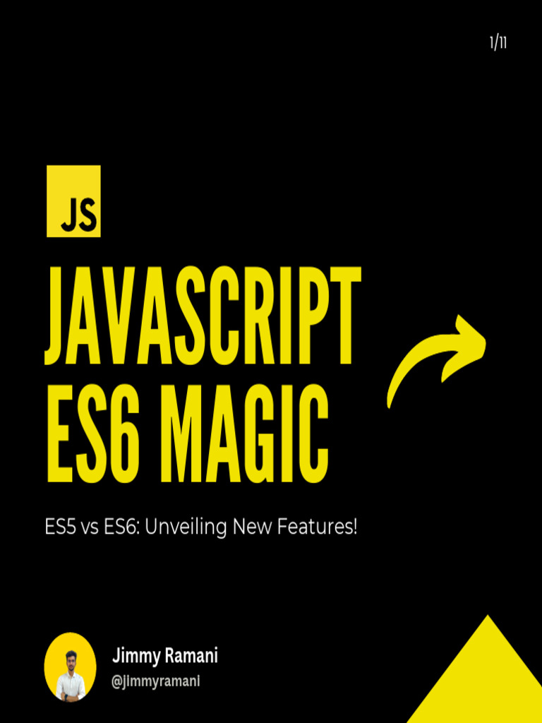 ES6 Features: Transforming JavaScript | PDF | Java Script | Computing