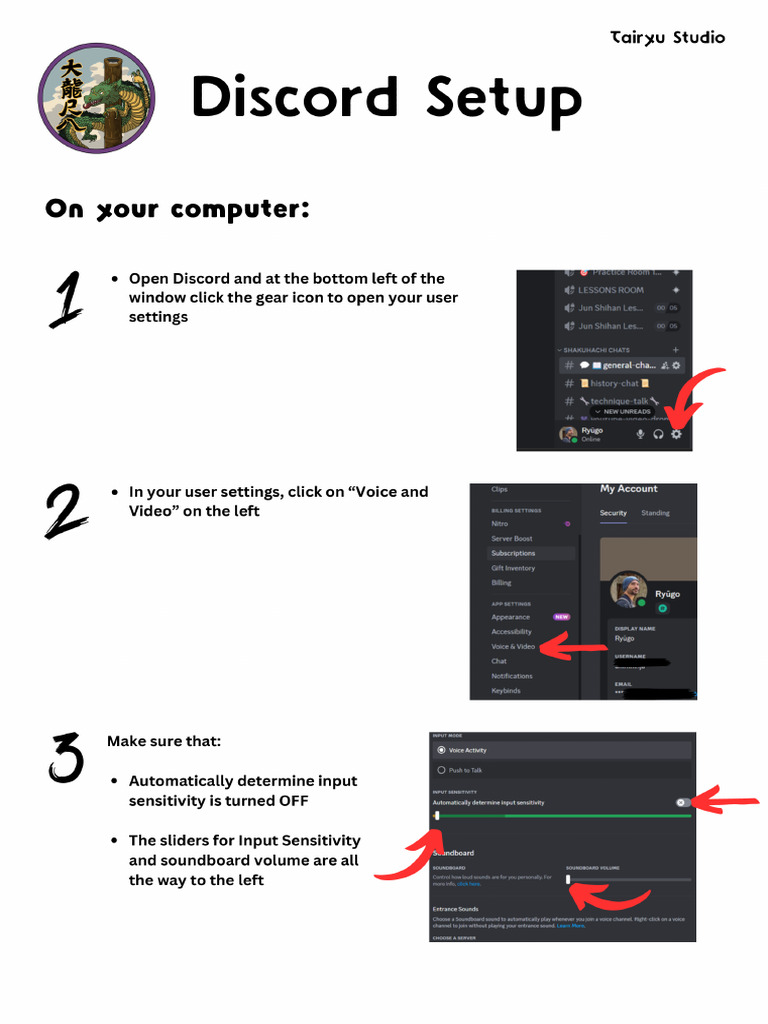 Discord Setup for Shakuhachi Lessons.pdf | PDF