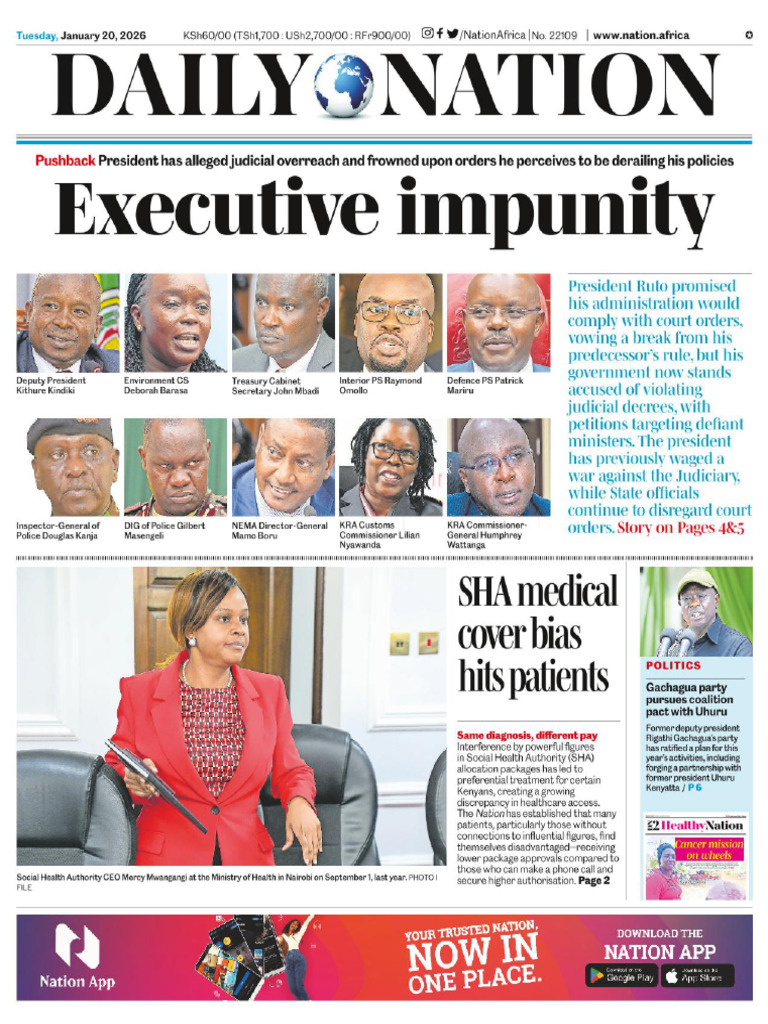 Daily Nation 2026 01 20 | PDF