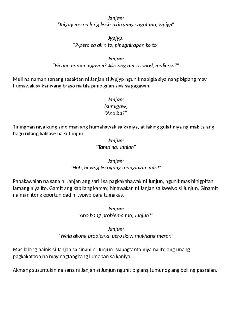 ICT-SHORT-FILM-SCRIPT | PDF
