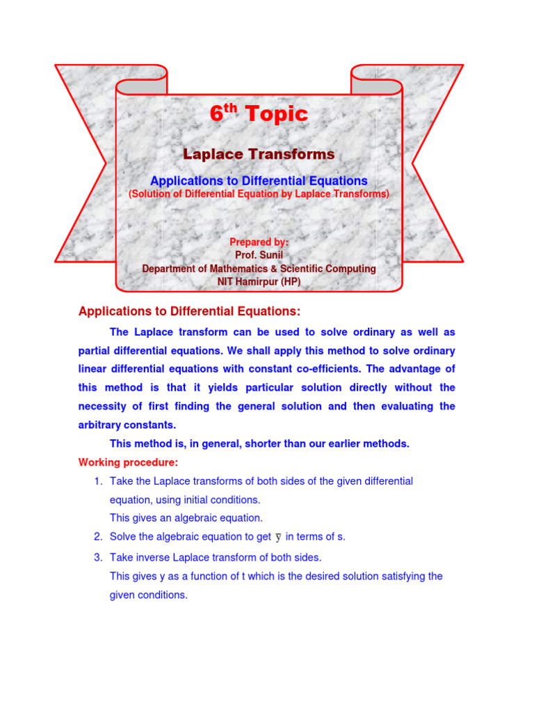 36L | PDF | Applied Mathematics | Equations