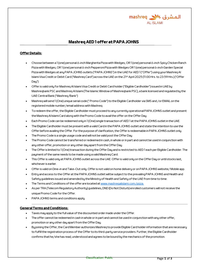 Papa John Stc Enma i | PDF | Contractual Term | Credit Card