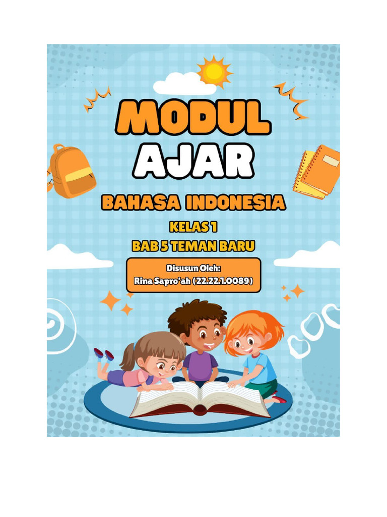 MODUL AJAR BAHASA INDONESIA KELAS 1 BAB 5 | PDF