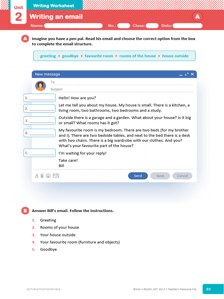 Writing Worksheets 2A | PDF