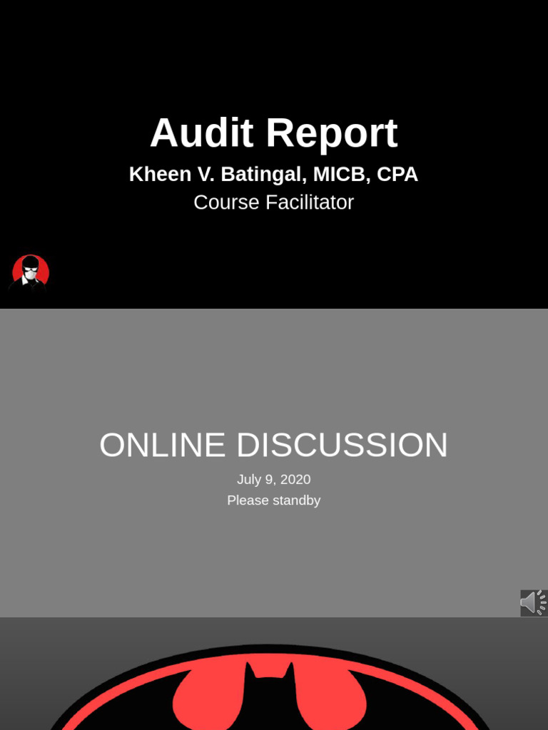 011_Audit Report (1) | PDF | Auditor's Report | Audit