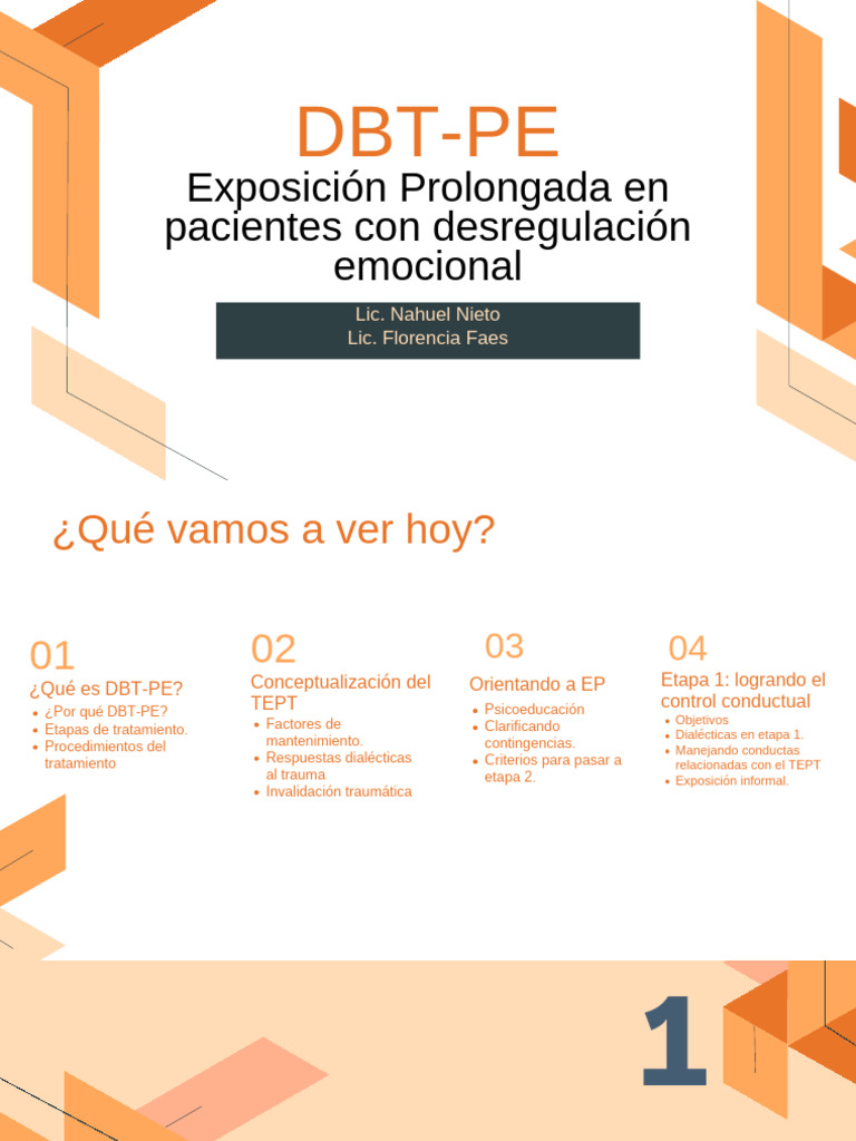 DBT-EP Parte 1 | PDF | Trauma psicólogico | Las emociones