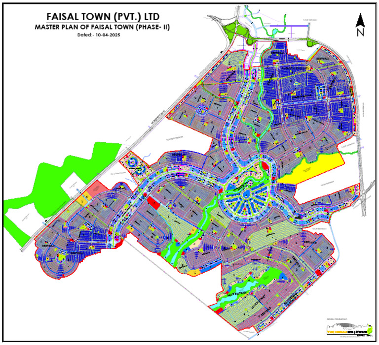 Faisal Town Phase II Master Plan | PDF