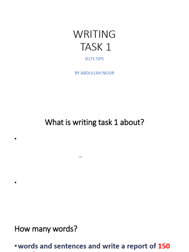 IELTS Writing Task 1 Tips Guide | PDF | Grammatical Tense | Pie Chart