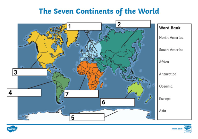 Quiz Continents | PDF