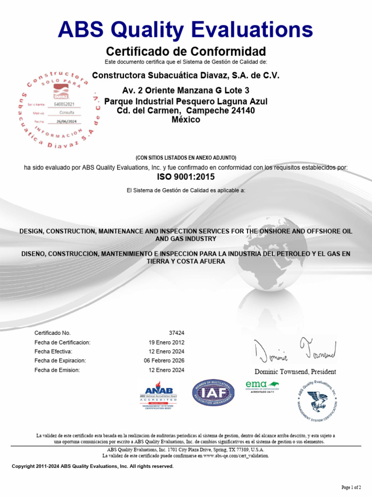Iso 9001 (2024) | PDF | Economias | Producción y fabricación