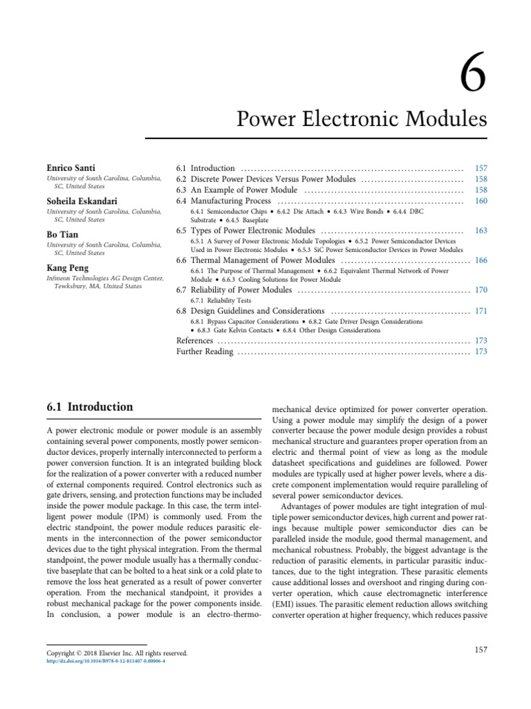 Power Electronic Modules Overview | PDF | Mosfet | Field Effect Transistor