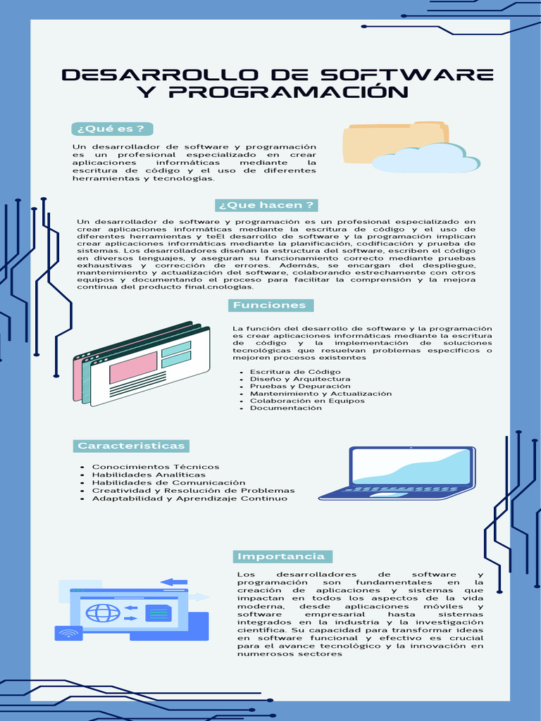 Infografía Informática y Tecnología Informativa Ilustrada Verde y Gris ...