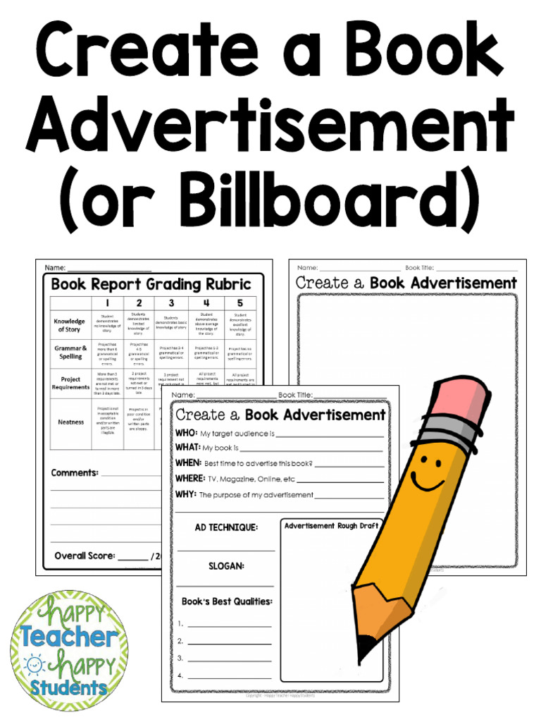 Create A Book Advertisement (Or Billboard) | PDF | Digital Millennium ...