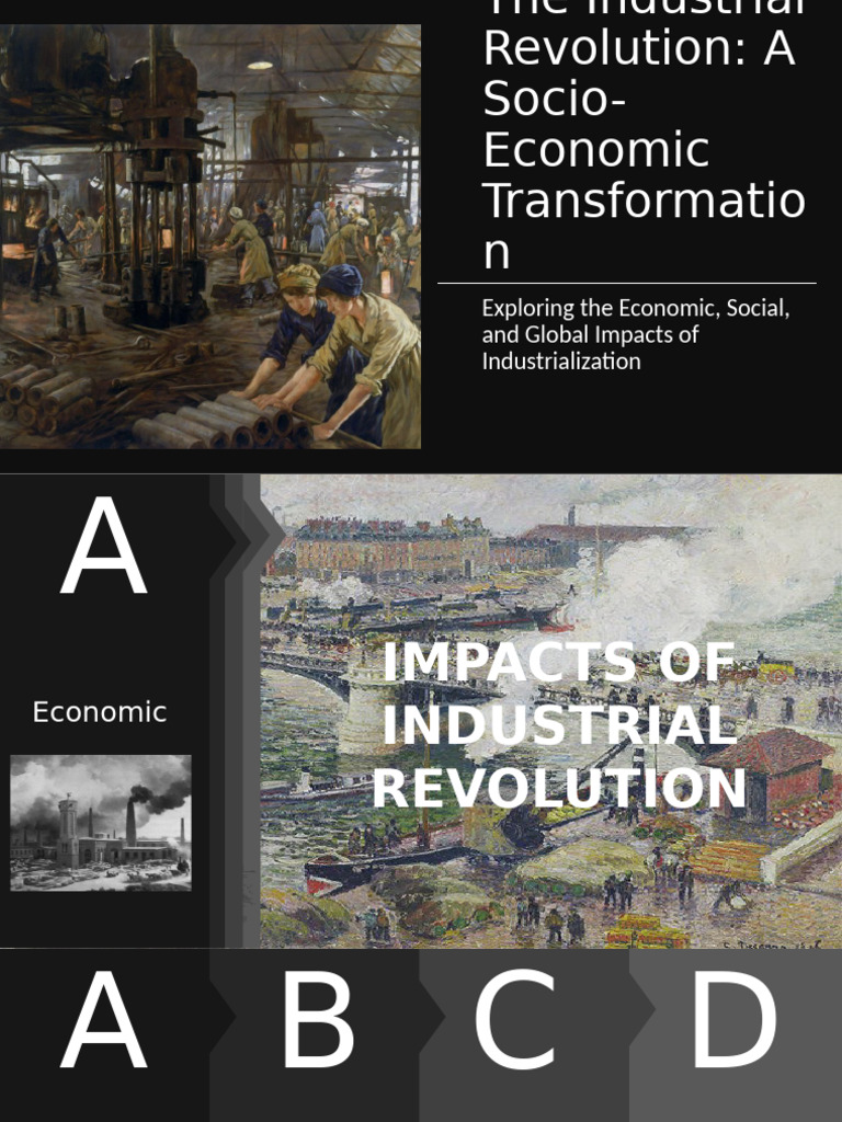 The Industrial Revolution: A Socio Economic Transformation | PDF ...