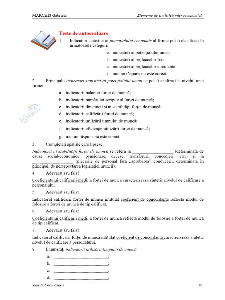 Modulul 3 Statistica Economica | PDF