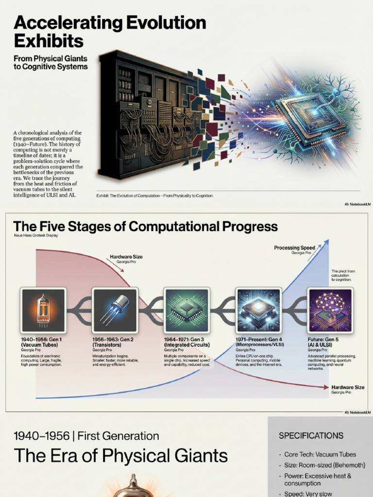 Evolution of Computing Five Generations | PDF