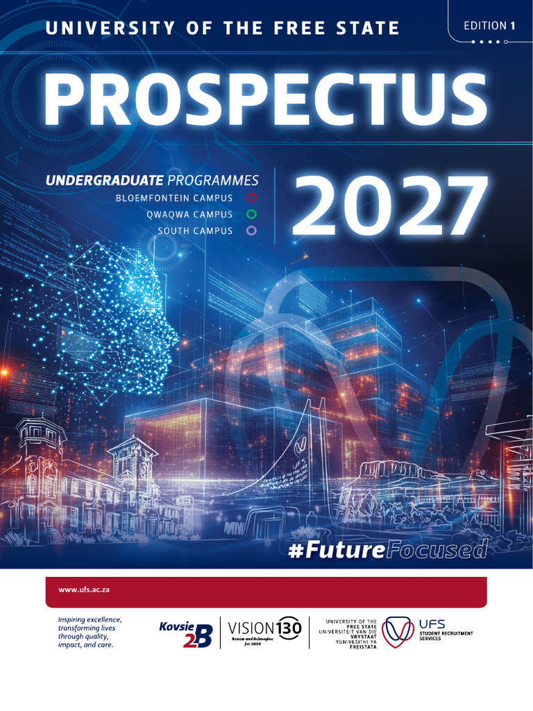 UFS Undergraduate Prospectus 2027 | PDF | Accounting | Academic Degree