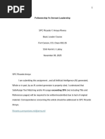 Followership and Servant Leadership in the Army | PDF | Servant ...