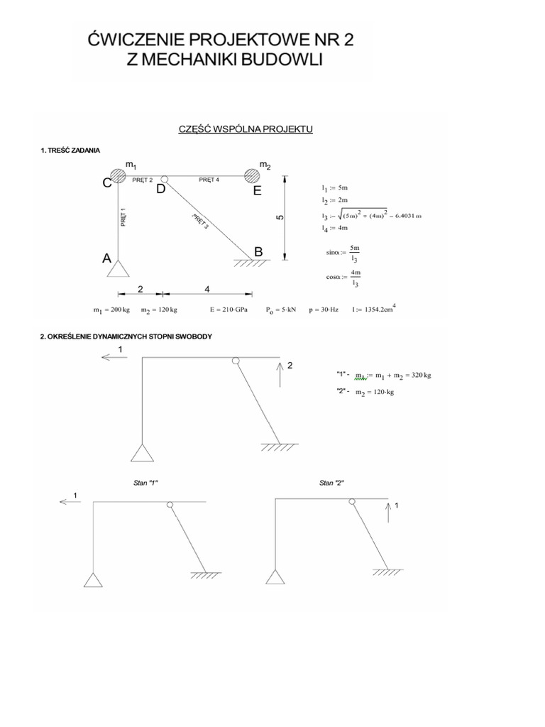 civil engineering mechanics | PDF