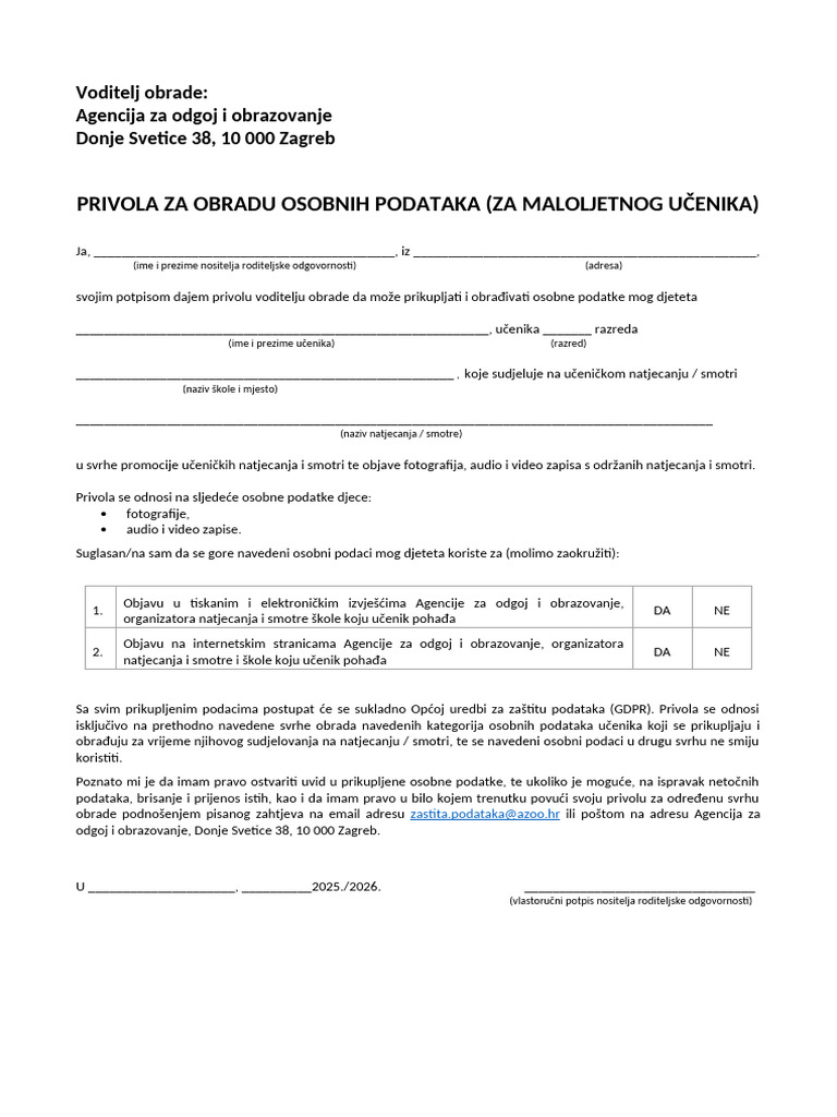 Pravila-.maloljetni-ucenici-3-1 (1) | PDF