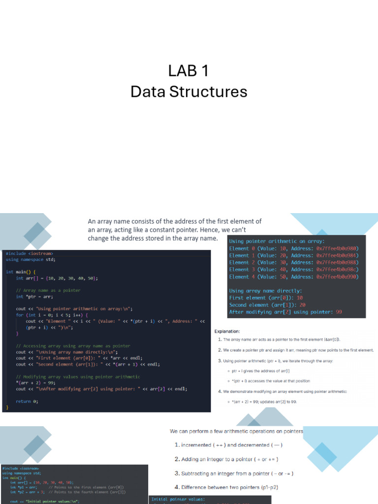 Understanding Array and Pointer Basics | PDF