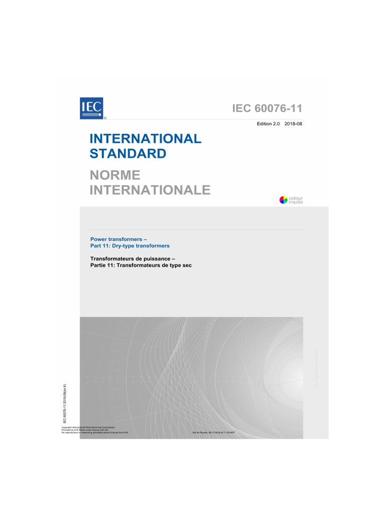 Iec60076 11 | PDF