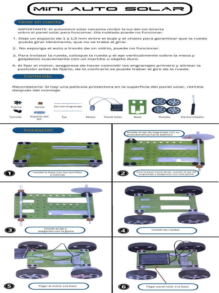 149 Instrucciones Mini Auto Solar 800 x 2000 Px | PDF