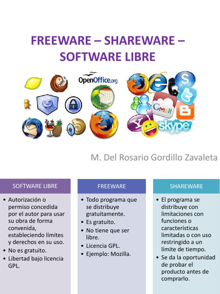 Freeware - Shareware - Software Libre | PDF
