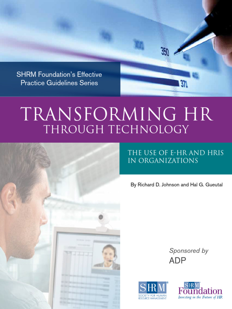 Transforming HR Through Technology - SHRM | PDF | Employee Retention ...