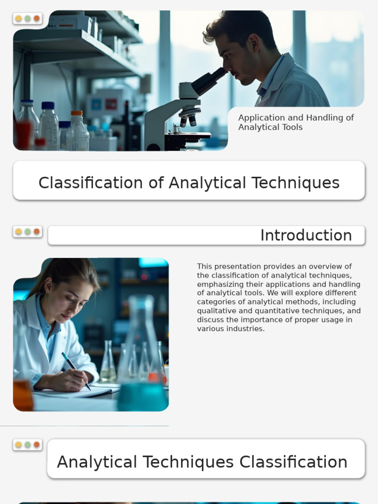Classification of Analytical Techniques | PDF | Analytical Chemistry ...