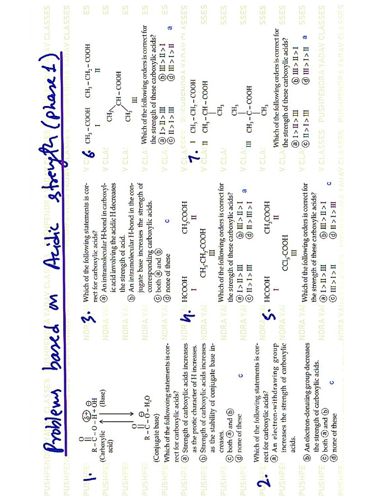 Mlcp Acidic Strength Phase 1 | PDF