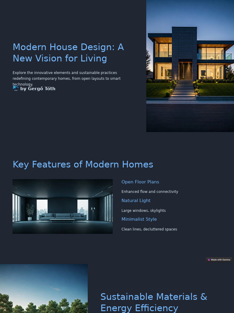Modern House Design A New Vision For Living | PDF