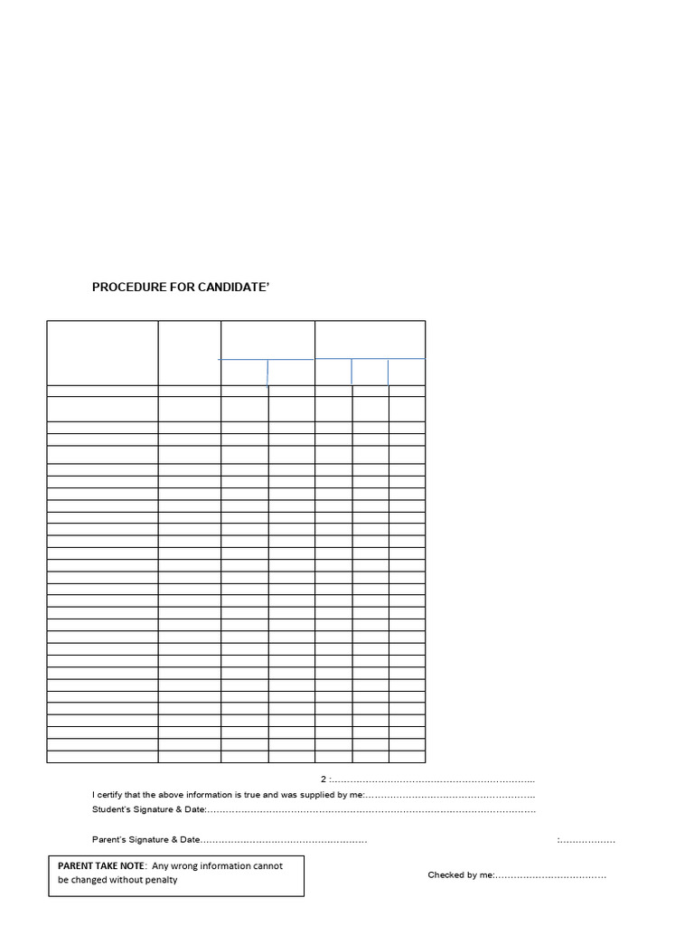 Wassce Cass Registration | PDF