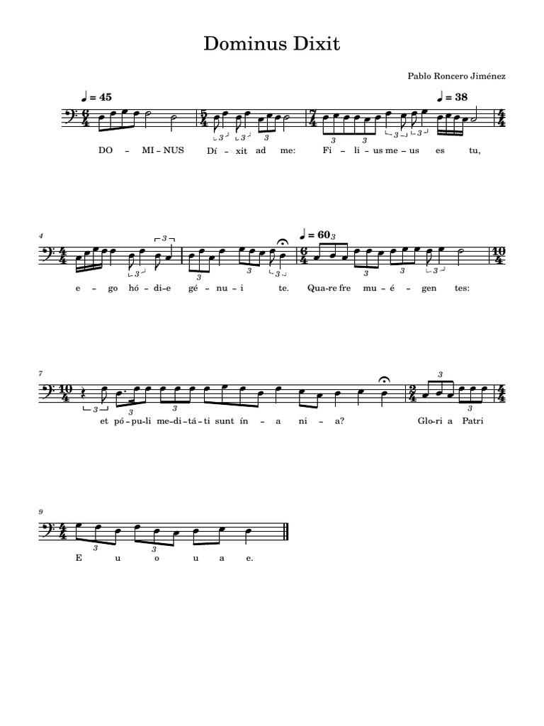 Dominus_Dixit Pablo Roncero Jiménez | PDF