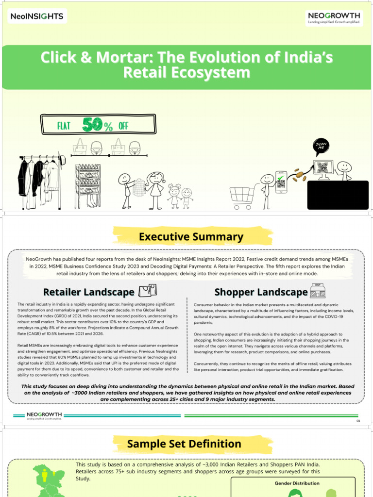Click & Mortar - The Evolution of India's Retail Ecosystem | PDF