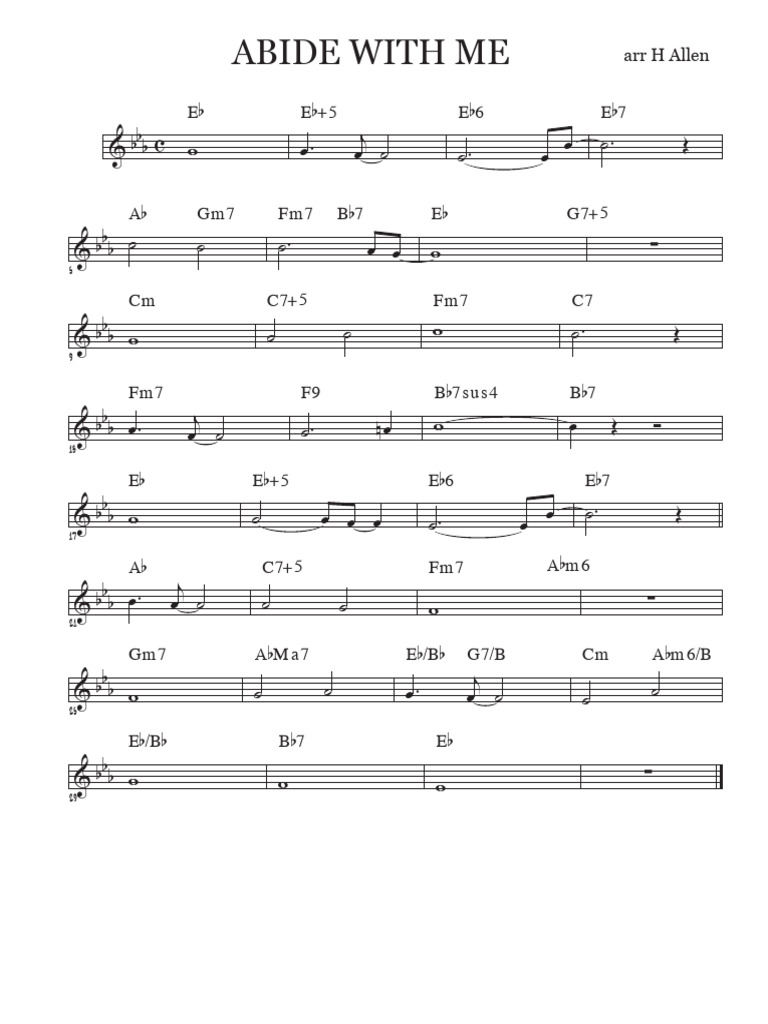 Abide With Me | PDF