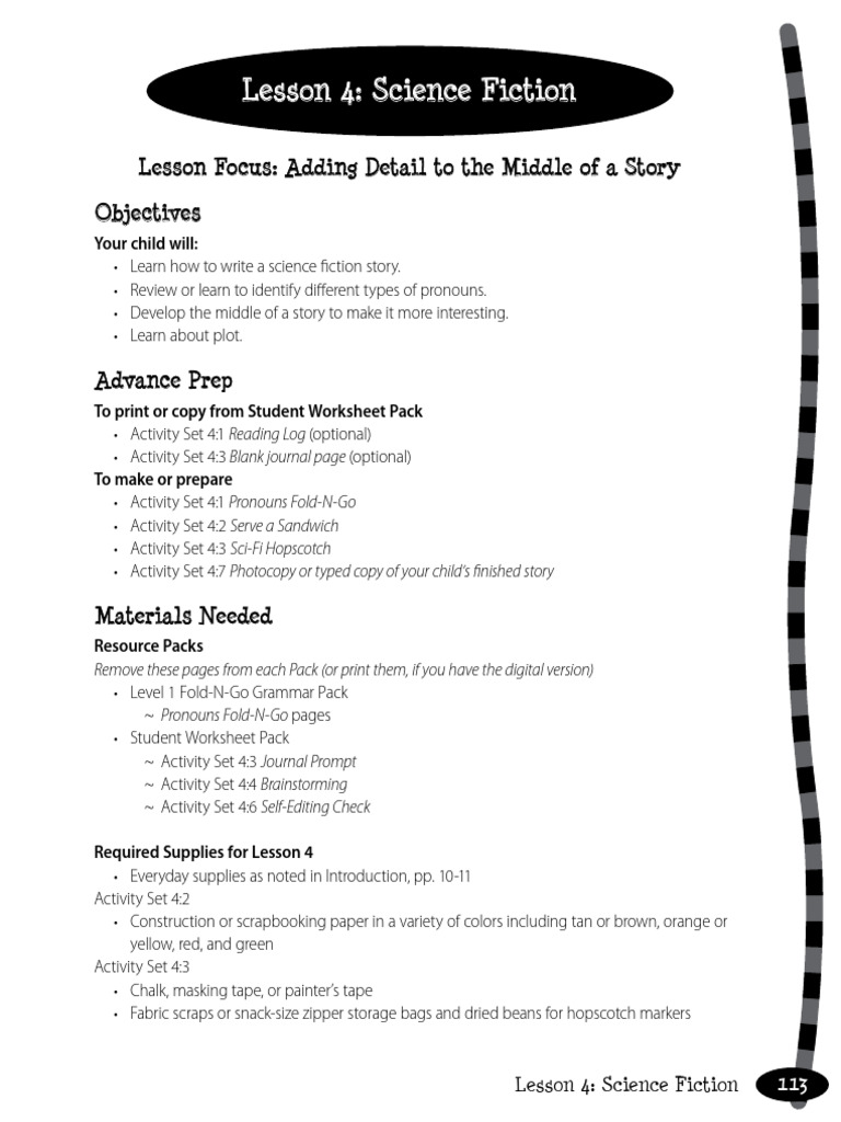 Science Fiction Story Writing Guide | PDF | Proofreading