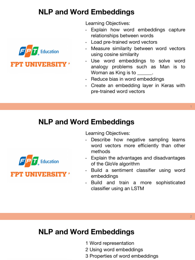 Understanding NLP and Word Embeddings | PDF | Glove | Statistical ...