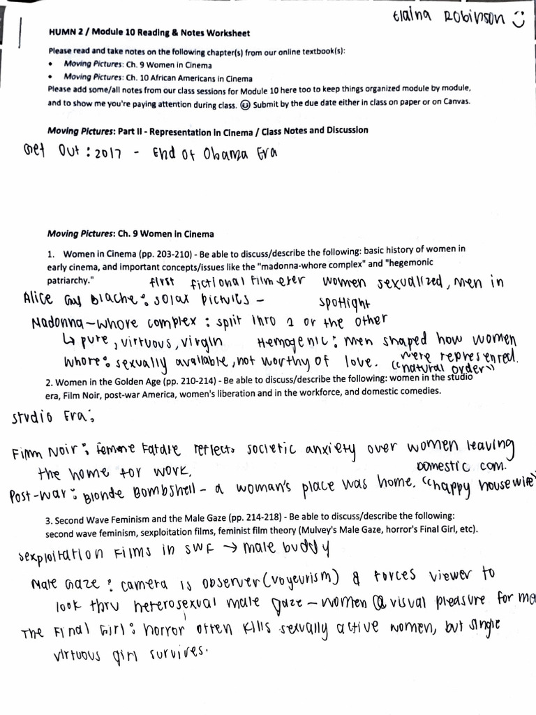 Module 10 Notes | PDF