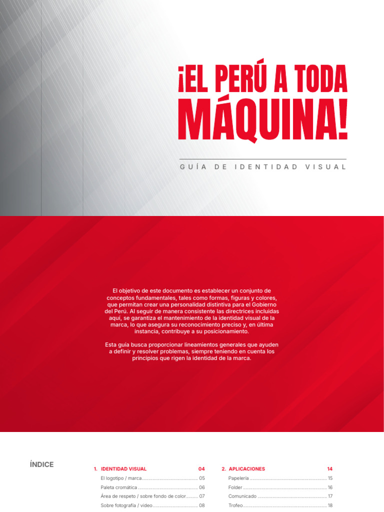 Guía de Identidad Visual del Perú | PDF | Logos | Diseño gráfico
