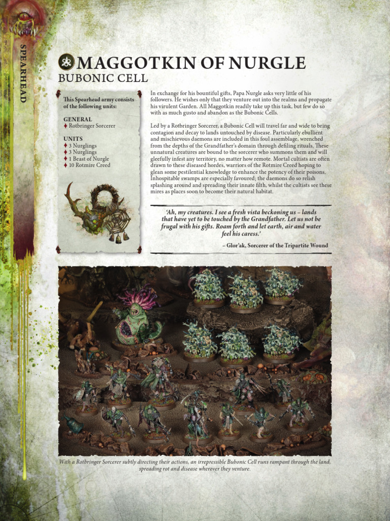 AOS Spearhead Bubonic Cell | PDF | Military