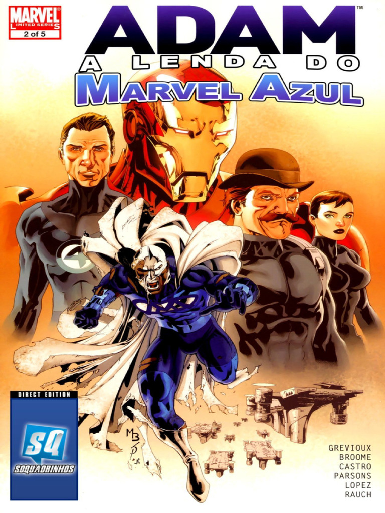 Adam a Lenda Do Marvel Azul 2 de 5 | PDF