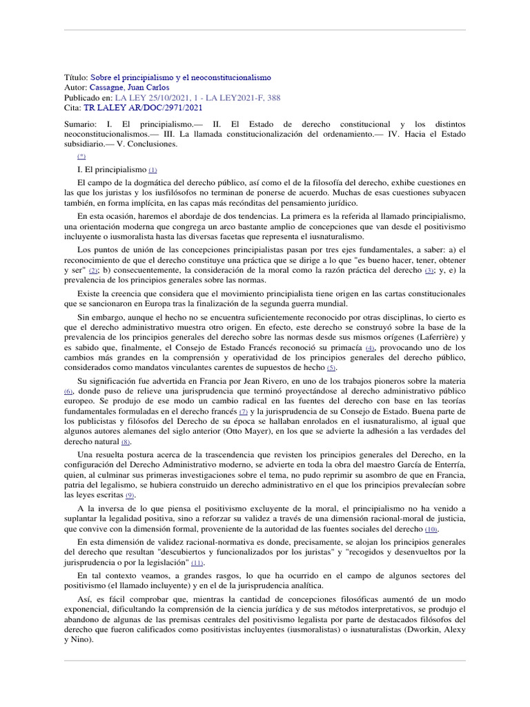 02 .Cassage | PDF | Constitución | Imperio de la ley