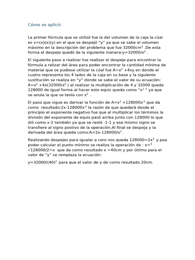 Explicacion Area | PDF