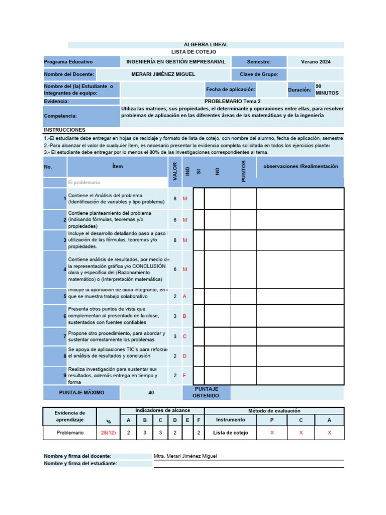 Lista de Cortejo - Problemario 2 | PDF | Matemáticas | Maestros
