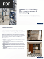 Fireclay Tile Specifications and Uses | PDF | Tile | Materials
