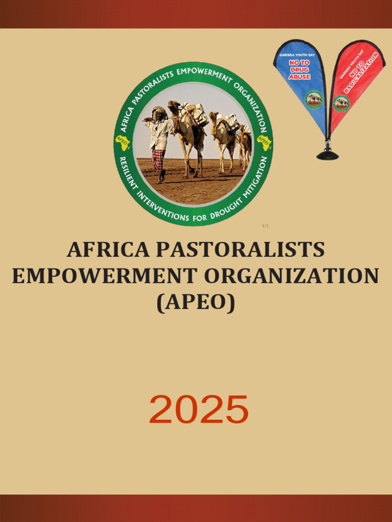 APEO: Empowering Garissa's Pastoralists | PDF | Agriculture | Rain