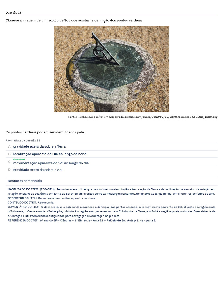 b - 28_6º Ano Ef_prova Paulista_dia 2 | PDF